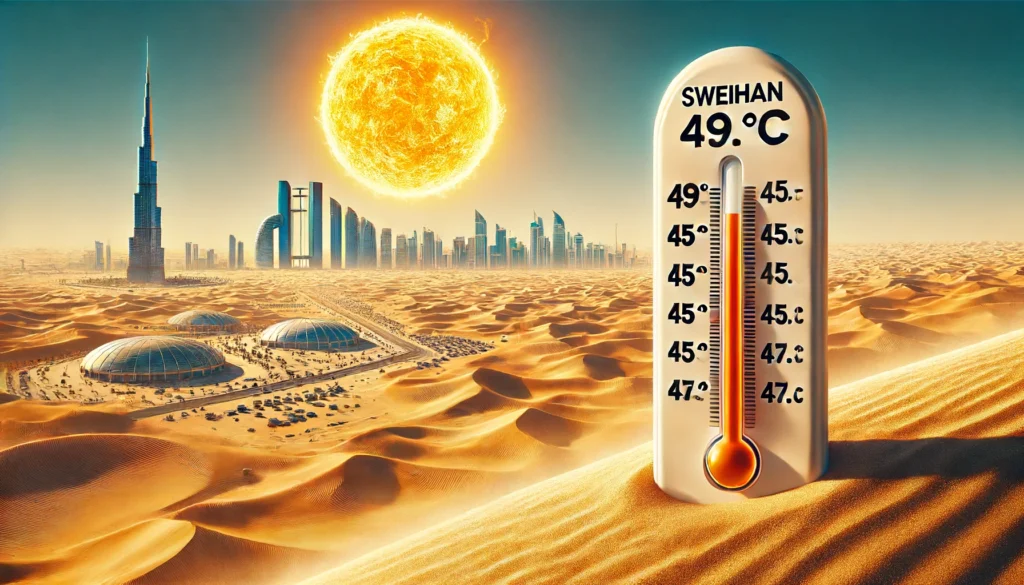 UAE、今年最高気温49.4℃を記録｜ドバイのニュース